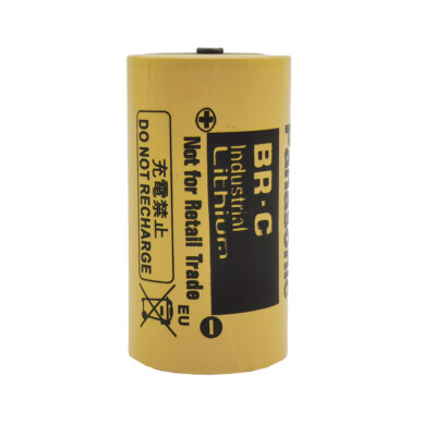 Brand New BR-C 3V 5000mAh Li-ion Battery for PLC CNC Backup Power ...