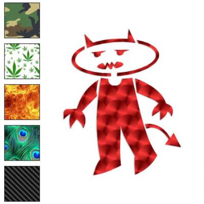 Devil Demon Art, Vinyl Decal Sticker, 40 Patterns & 3 Sizes, #1048 | eBay