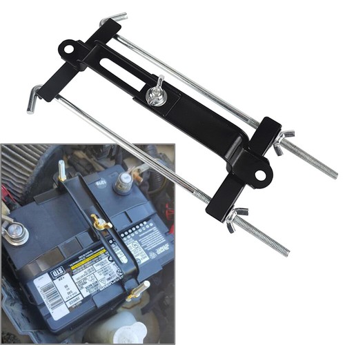 Universal Car Storage Battery Holder Down Adjustable Stabilizer Metal ...