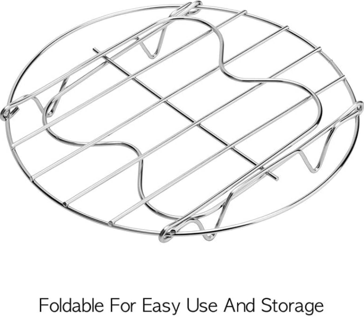 Steamer Rack Trivet with Handles Compatible for Instant Pot 6 & 8 qt ...