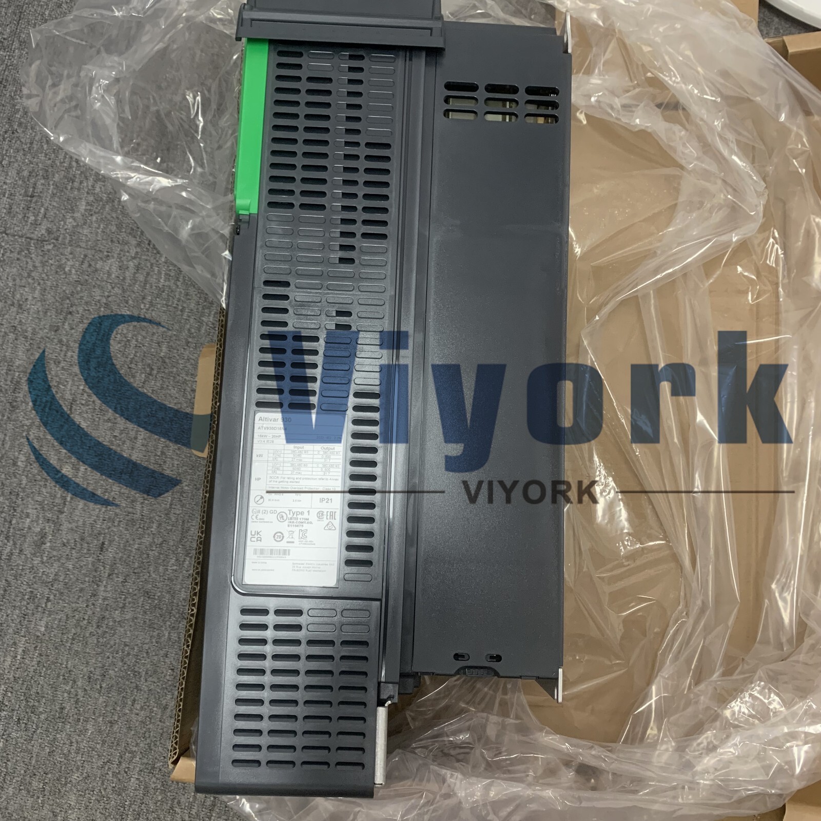 Schneider ATV930D15N4 VARIABLE SPEED DRIVE ATV930" SERIES 380-480VAC ...