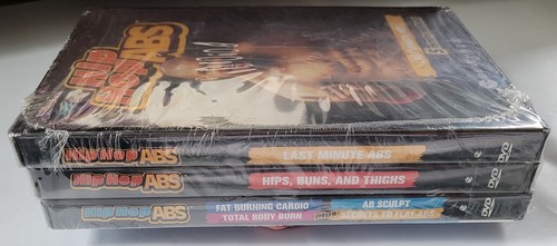 HipHop ABS Last Min Abs/Hips,Buns,Thighs/Cardio,Sculpt DVD Set w ...