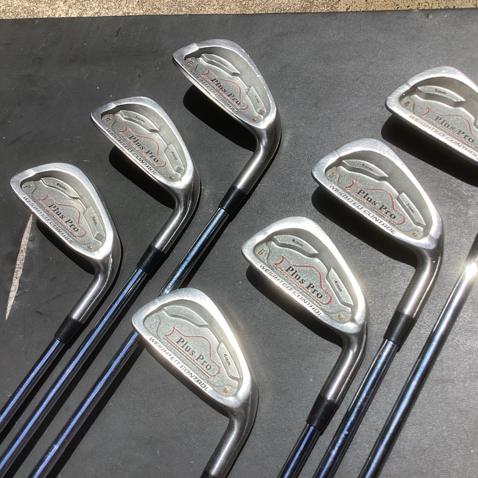 Hippo Plus Pro Iron Set 4-PW regular flex Steel shaft Right Hand Good ...