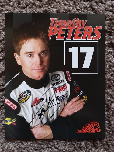 Nascar Truck Series Timothy Peters Red Horse Racing Driver Card mit ...