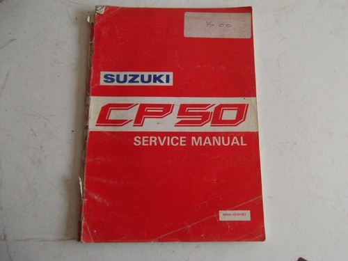 SUZUKI CP50 MANUAL GENUINE WORKSHOP MANUAL | eBay UK