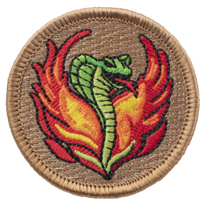 Phoenix Snake Patrol Patch - 2" Round Embroidered Patch | eBay