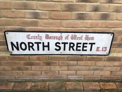 Signs - Cast Alloy Sign