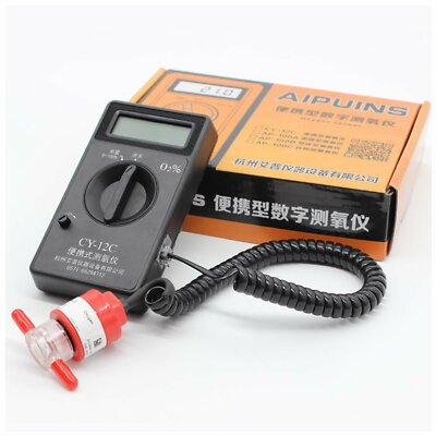 CY-12C Portable Oxygen Meter Oxygen Detector Oxygen Concentration ...
