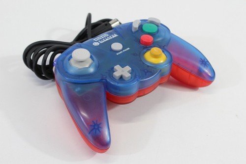 HORI Pad Cube Nintendo Gamecube Controller Clear Blue x Red T3 CUSTOM ...