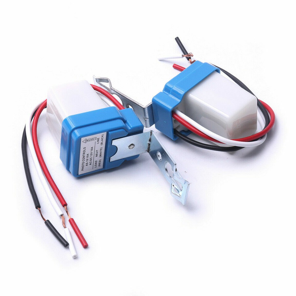 1/2/4pcs AC/DC 24V Dusk to Dawn Automatic Photocell Light Sensor ...