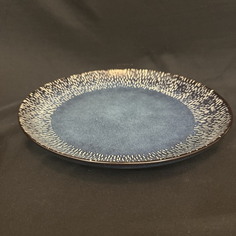 Meritage Dinner Plate Blue Denim Jasper Cobalt 11” Stoneware | eBay
