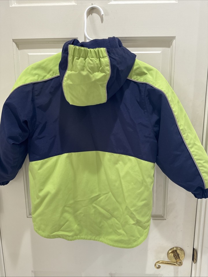 Hanna Andersson Boy’s Size 5 Green & Blue Outdoor Colorblock Jacket EUC ...