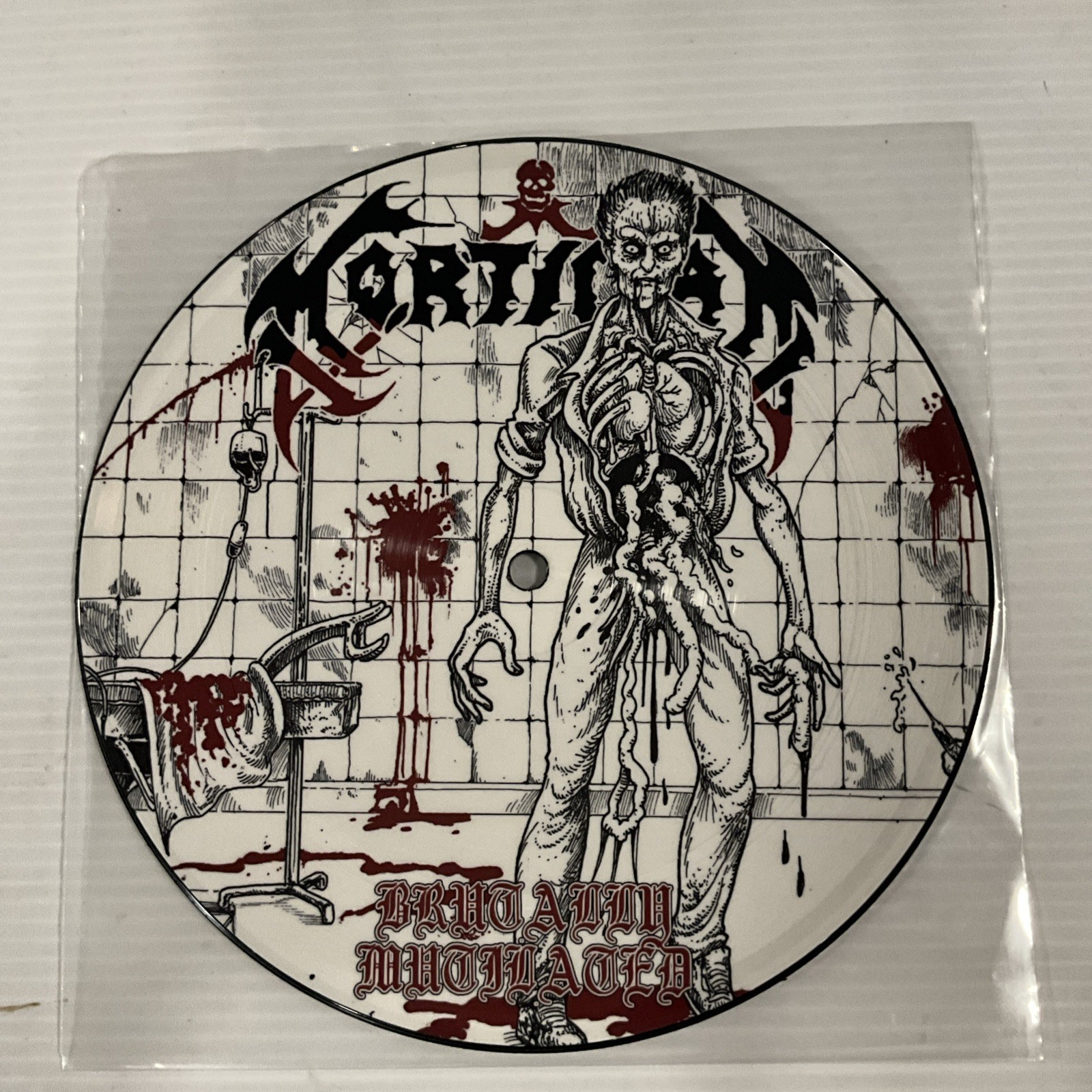 Mortician – Brutally Mutilated 7" Picture Disc EP 2021 Bizarre Leprous ...