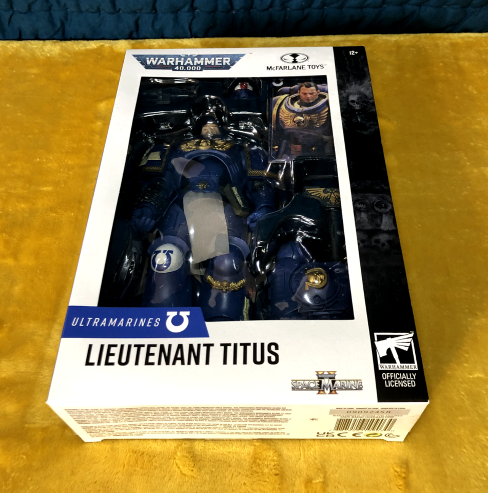 McFarlane Toys Warhammer 40K Ultramarines Lieutenant Titus Space Marine ...
