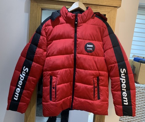 SUPREME Guhesa Sdexhas Mens Red Puffer Coat / Jacket - Yaningweier "NEW ...