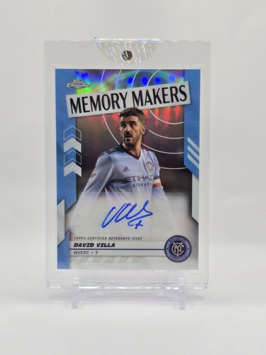 DAVID VILLA 2024 Topps Chrome MLS Mania Memory Makers Auto ENCASED ...