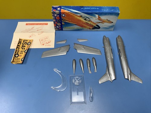 VINTAGE RARE AURORA F-86D SWEPT WING SABRE JET MODEL KIT #77- 79 | eBay