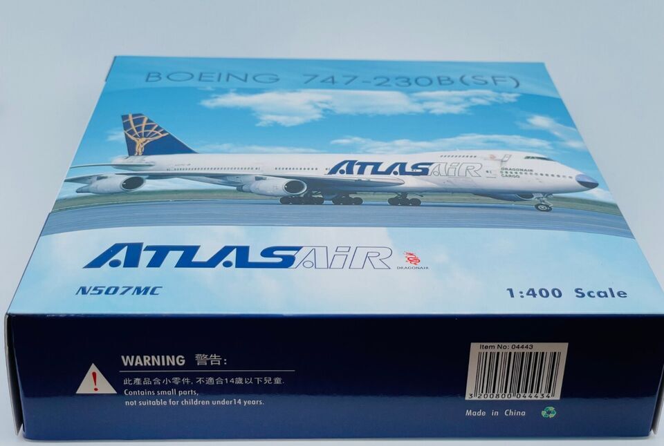 1:400 Phoenix Atlas Air BOEING 747-200 Passenger Airplane Diecast Aircraft Model | eBay