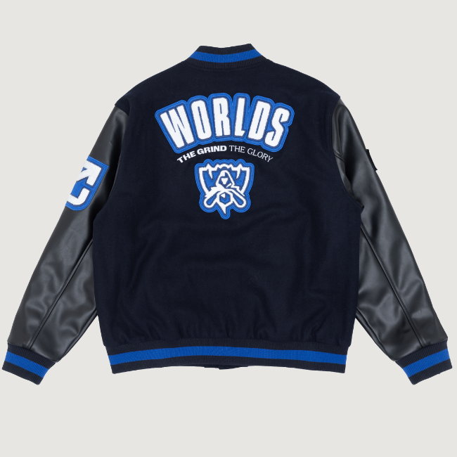 LOL League Of Legends Worlds 2023 Varsity Jacket Official Goods ...