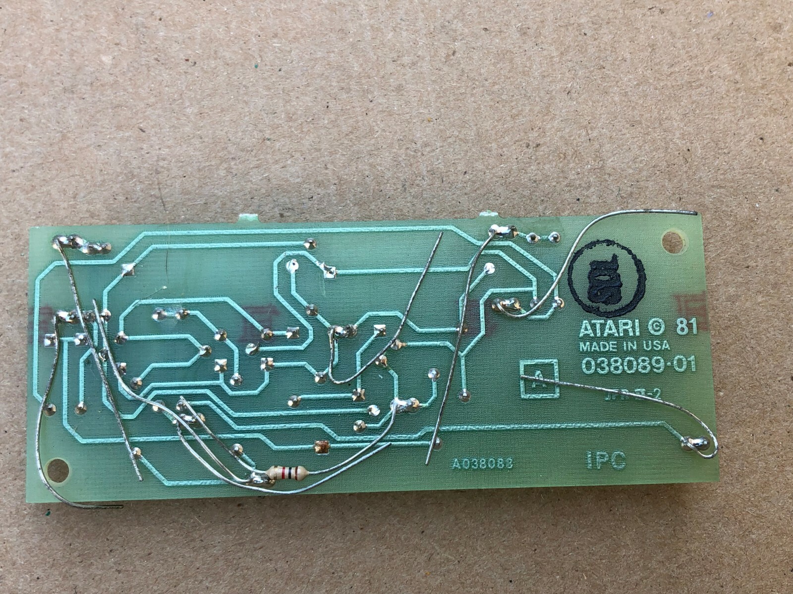 Rare Vintage 1981 Atari Arcade Game Circuit Board 038089-01 Input ...