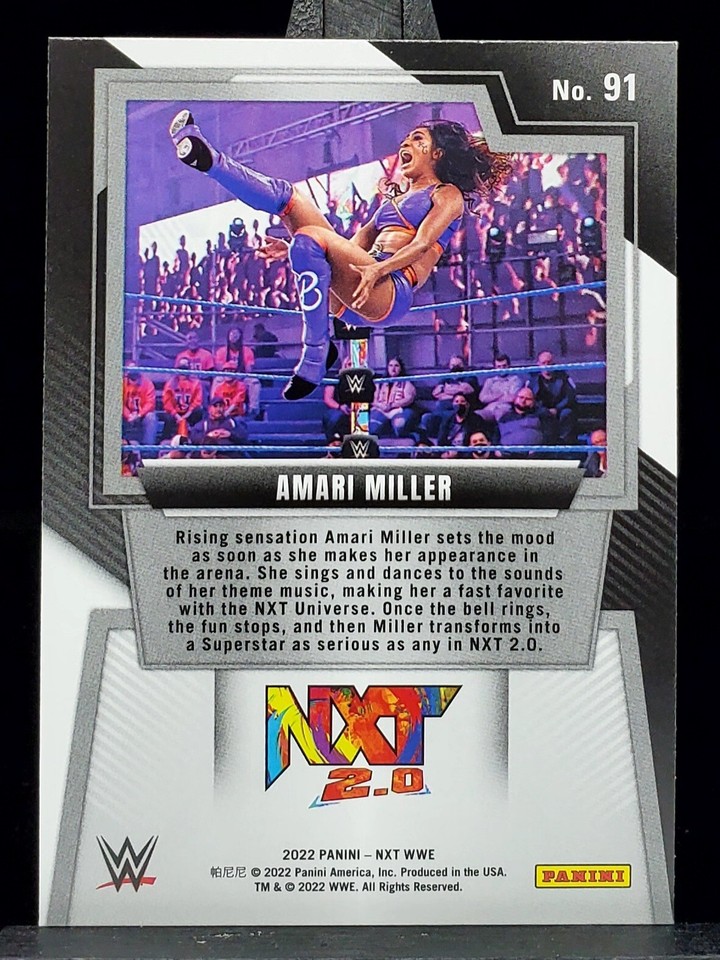 2022 Panini WWE NXT Amari Miller RC #91 E005 | eBay