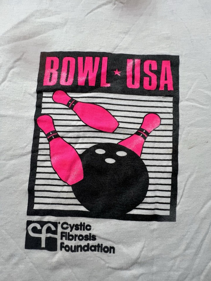 Vintage Streetwear Mens Size XL Bowl Usa Short Sleeve T-Shirt Single ...