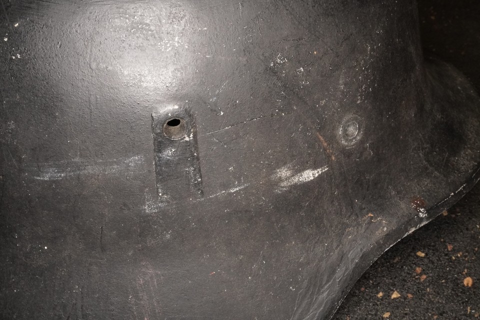 Very Rare WWII M42 German Helmet Manufacturing Die Drill Guide Cast ...