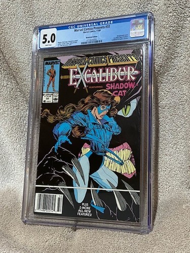 Marvel comics Presents Excalibur featuring Shadow Cat #32 CGC 5.0 ...