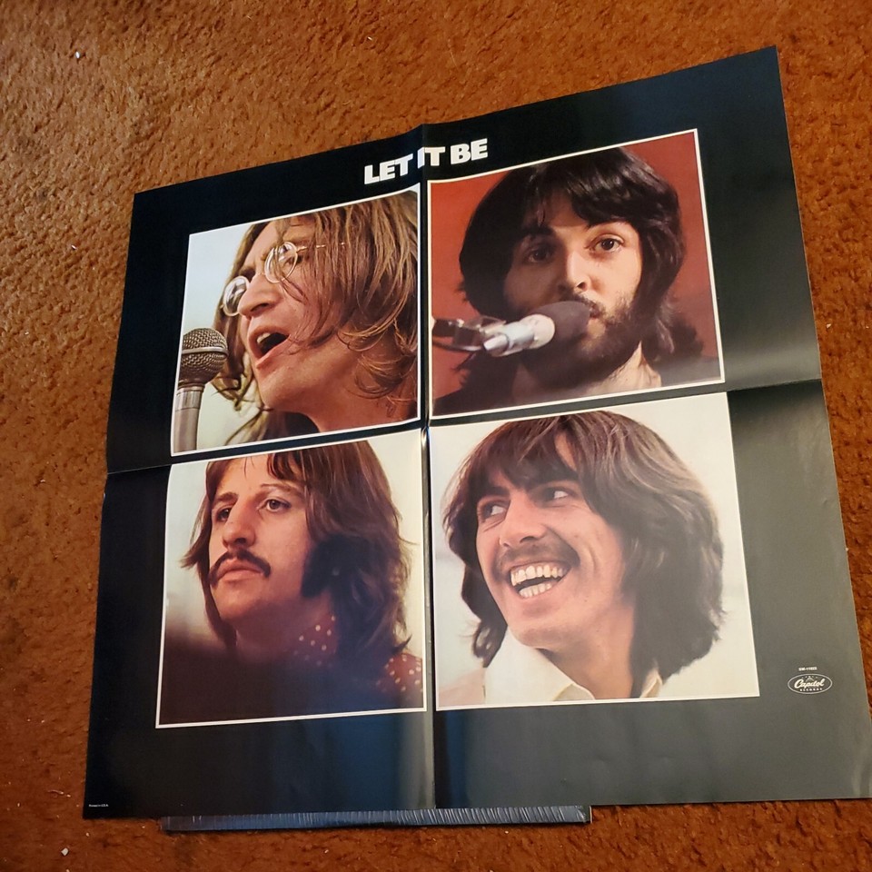 Beatles-Let It Be-Capitol-Purple Label-ORIGINAL-Vinyl-SW-11922 W/ Promo ...