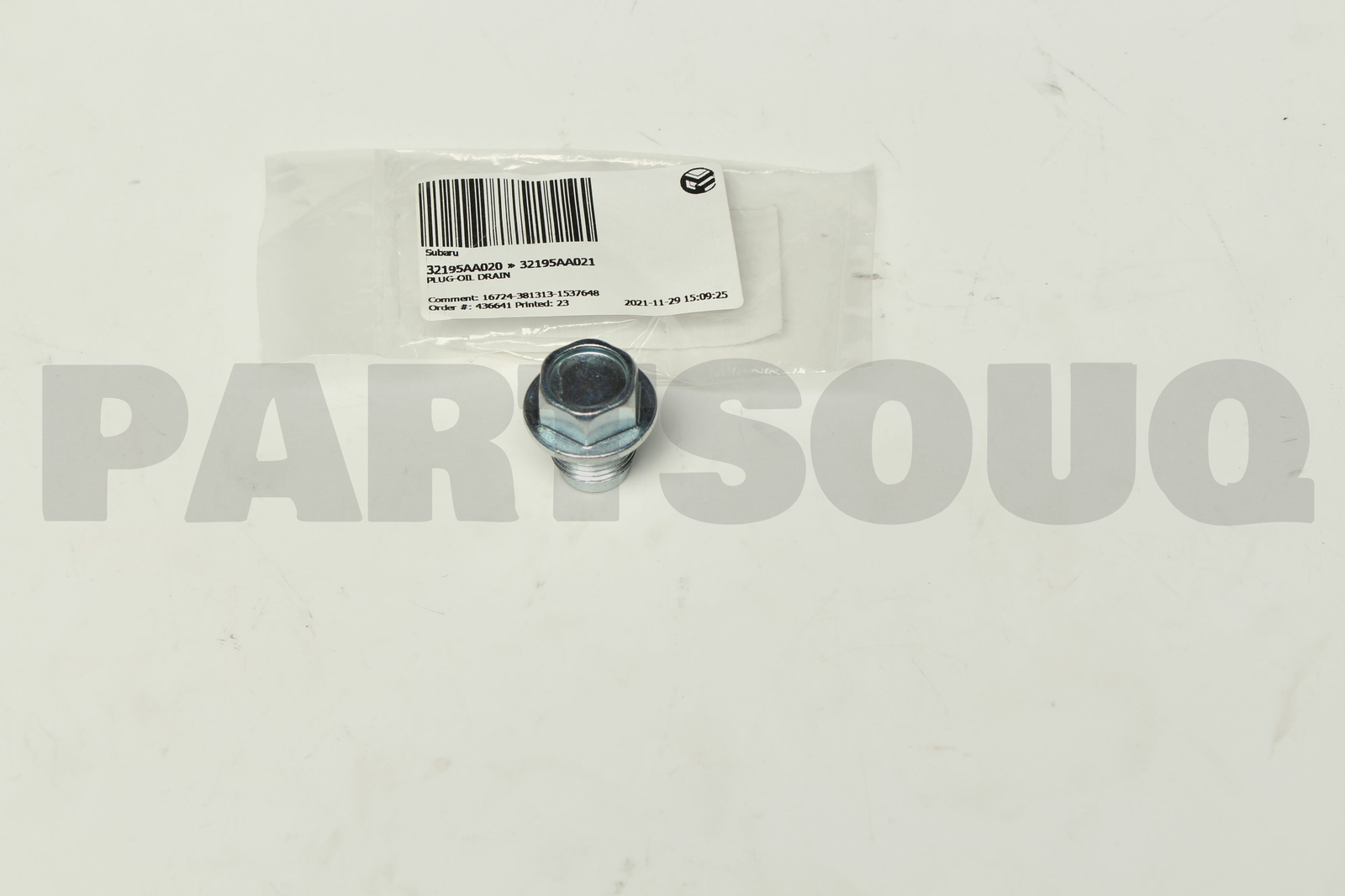 32195AA021 Genuine Subaru PLUG-OIL DRAIN 32195-AA021 | eBay