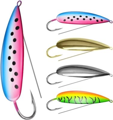 Minnow Weedless Wonder Spoon Fishing Lures Hard Bait Redfish Bass Tourt ...