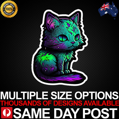 Chibi Grumpy Cat Blacklight Vinyl Car Sticker Decal Cheap Pet Cat ...