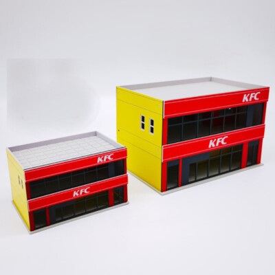 1/64 1/87 1/160 S Ho N Scale Buildings Train Railway Modern Model House ...