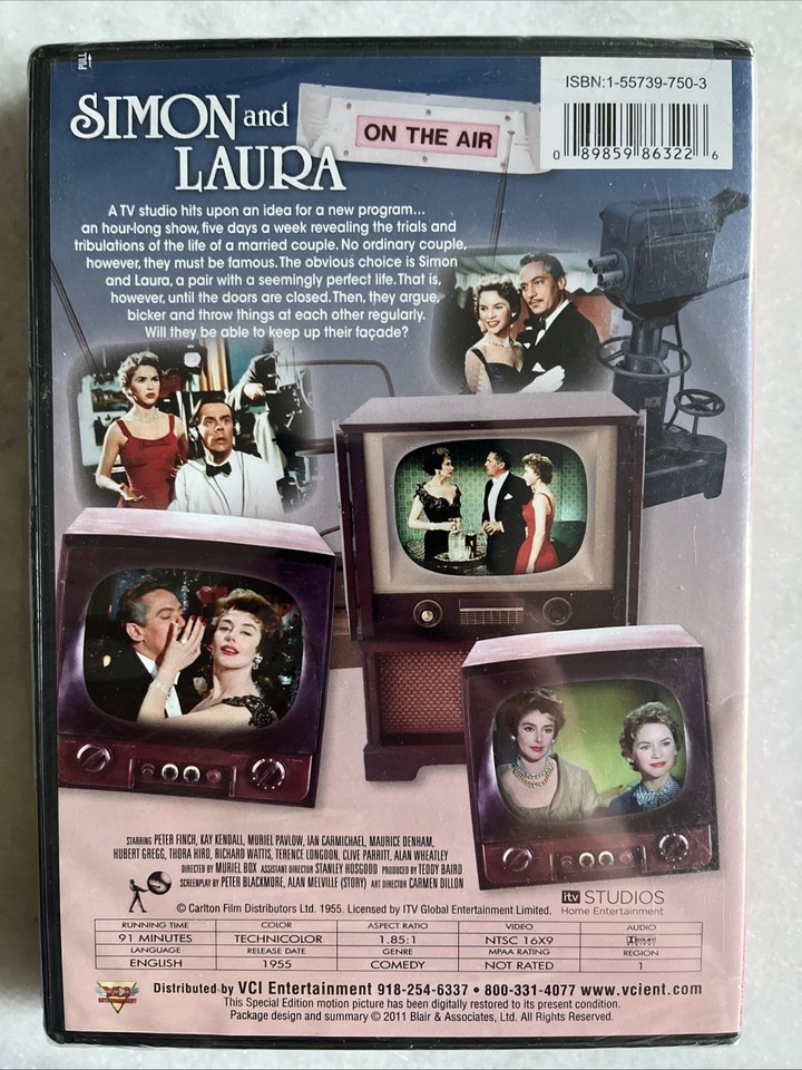 Simon and Laura (DVD, 1955) Peter Finch, Kay Kendall, New Sealed Rare ...