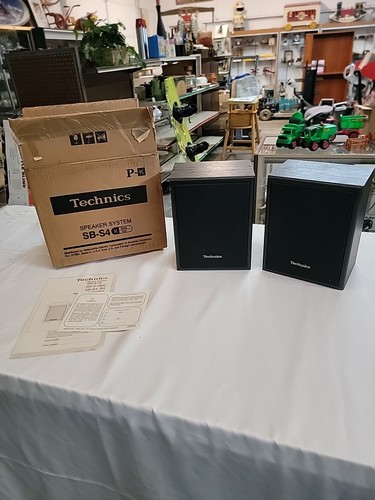 TECHNICS SB-S4 SPEAKERS W ORIGINAL BOX | eBay