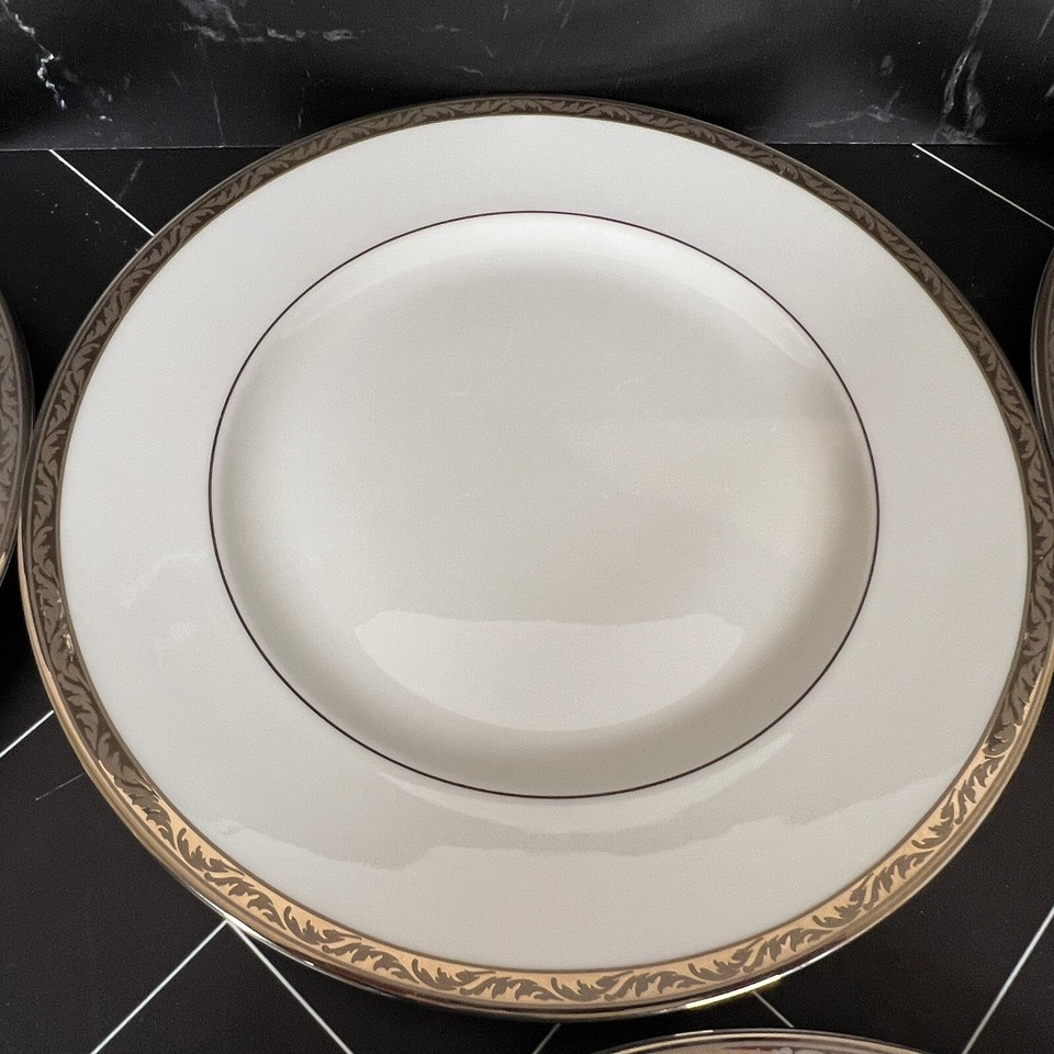 Set of 6 LENOX Landmark Platinum Millennium Edition Dinner Plate 10.75 ...