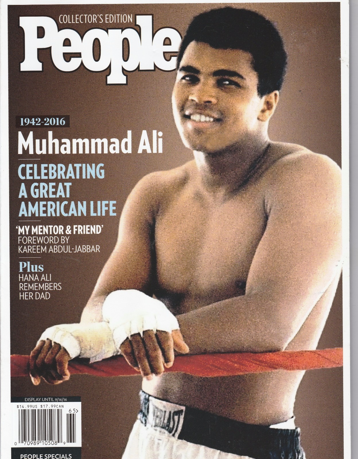 PEOPLE COLLECTORS EDITION magazine MUHAMMAD ALI 1942-2016 special ...