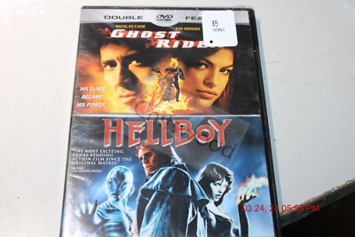GHOST RIDER / HELLBOY Double Feature DVD - By Eva Mendes Nicolas cage ...