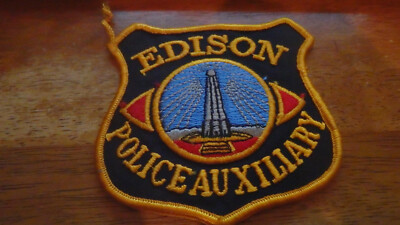 EDISON NEW JERSEY AUXILIARY POLICE PATCH BXH 70 | eBay