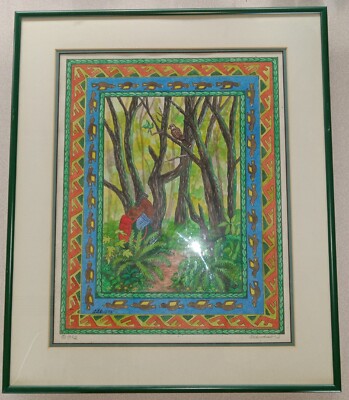 ORIGINAL FRAMED 16"x19" LYNN GATES BREDESON ARTWORK ART PAINTING ...