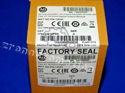 AB 1794-OB16PXT /B Surplus SEALED Output Module Flex I/O UPS Expedited ...
