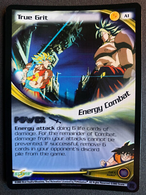 DBZ CCG TCG Dragon Ball True Grit A1 Promo Foil | eBay