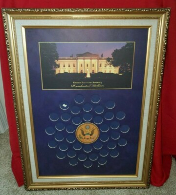 USA UNITED STATES OF AMERICA PRESIDENTIAL DOLLARS COIN FRAME WORLD ...