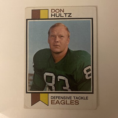 1973 Topps Football Don Hultz Philadelphia Eagles Card #194 | eBay