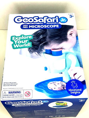 GeoSafari Jr My First Microscope Educational Insights NEW Sealed Green ...
