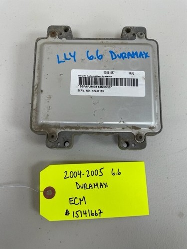 04 05 GMC CHEVROLET SILVERADO 2500HD 3500HD 6.6 LLY ENGINE ECU ECM ...