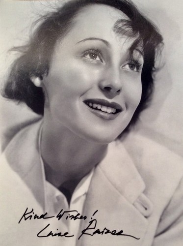 LUISE RAINER 8X10 SIGNED PHOTO 100% AUTHENTIC | eBay