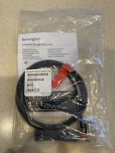 NEW Kensington K64637WW ClickSafe Keyed Laptop Lock | eBay