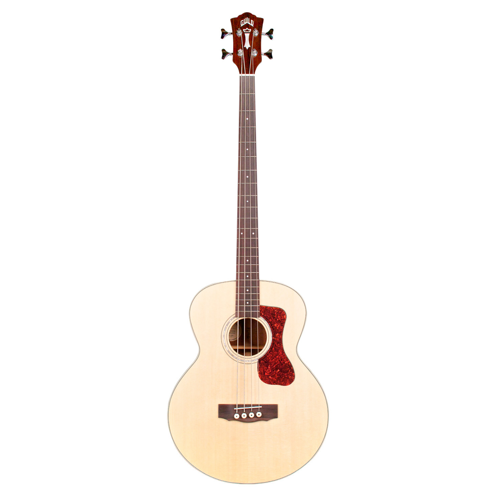 Guild B-140E Jumbo Acoustic/Electric Bass Guitar - Natural - Open Box ...
