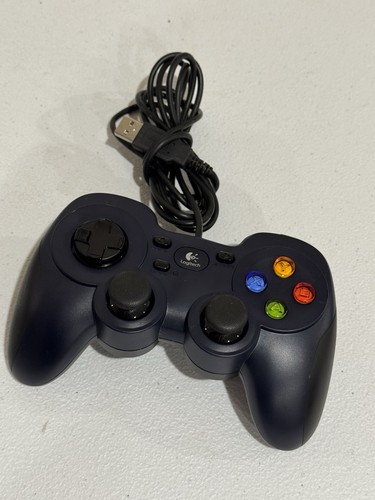 Logitech GamePad F310 Blue Wired Corded USB PC Video Game Controller ...